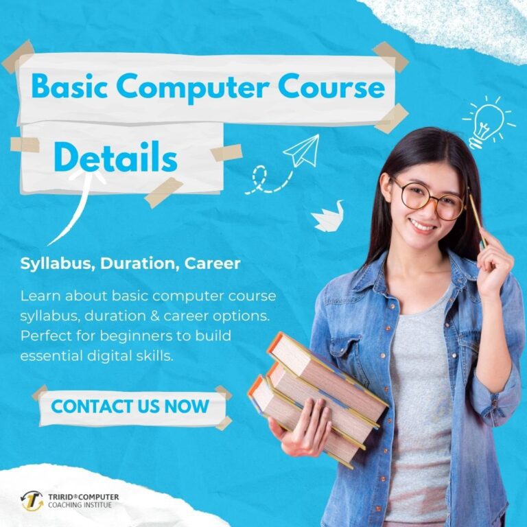 Basic Computer Course Details: Syllabus, Duration, Career TCCI - TRIRID Computer Coaching Center